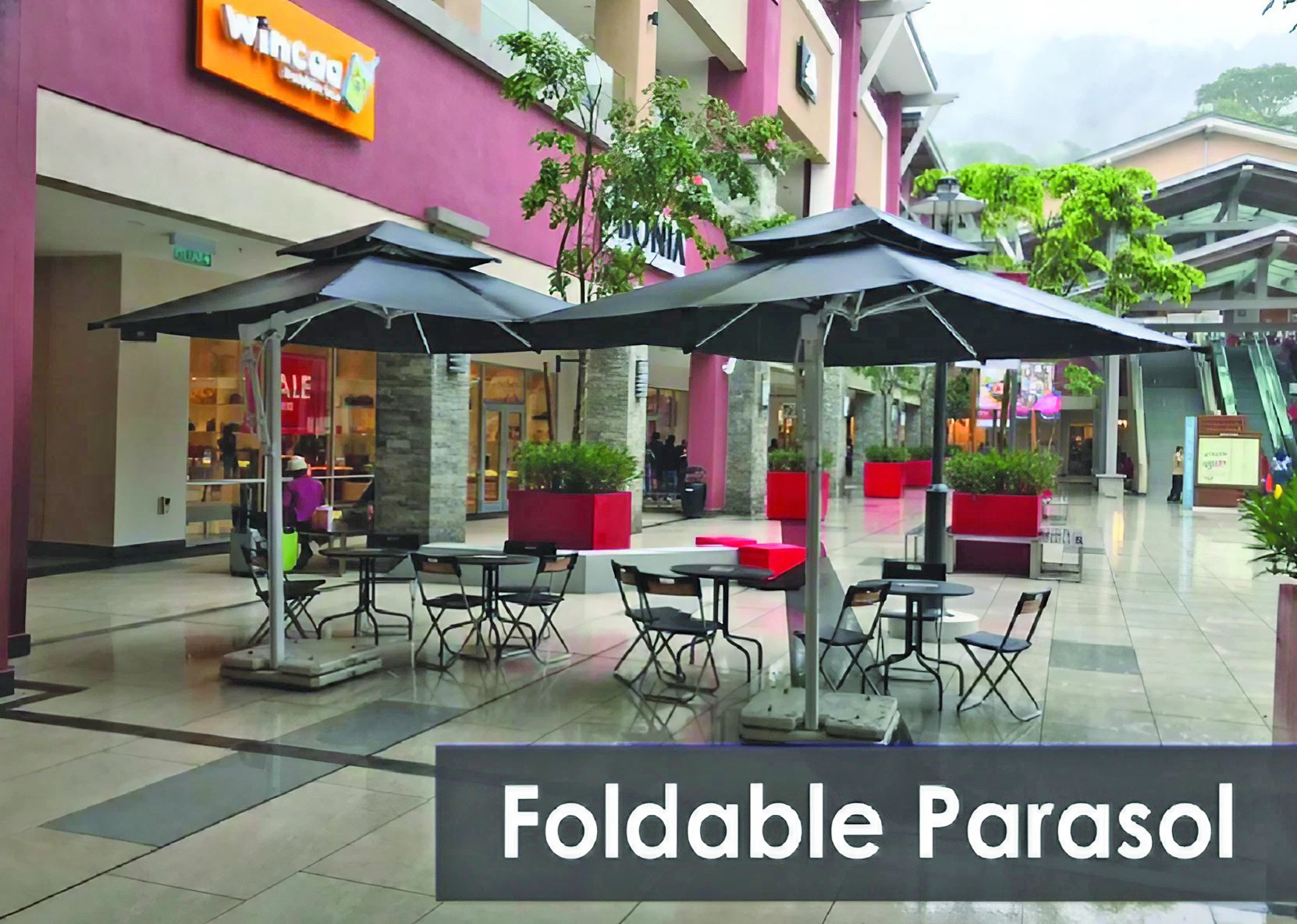 Foldable Parasol - PT. Sumber Tenda Dunia